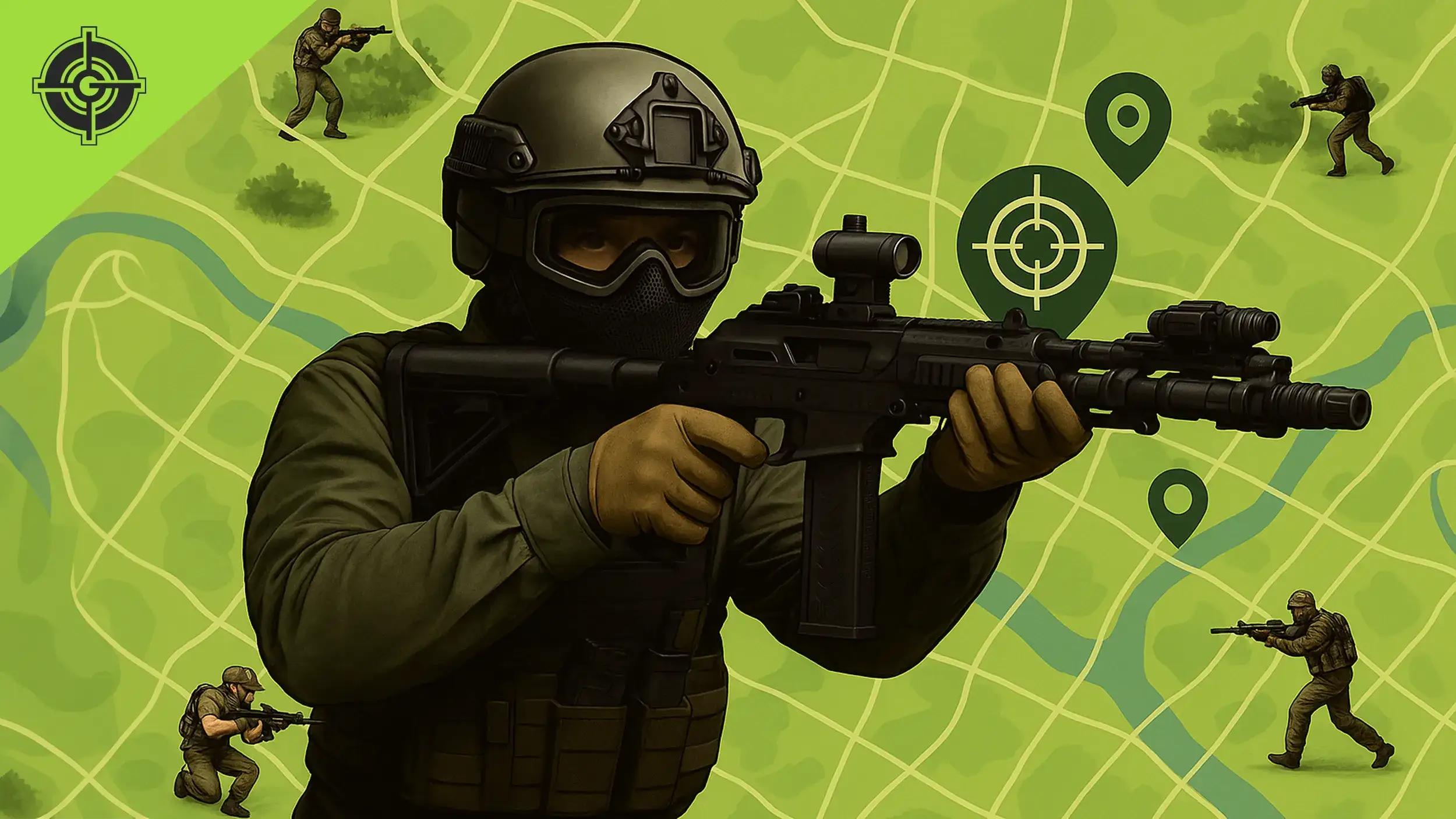 Airsoft‑klubbkart Norge – Finn klubber nær deg – GameOn.eu